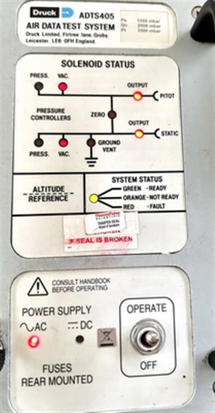 Avionics - Druck ADTS405 Aircraft Air Data Test Set | Aircraft Listing ...