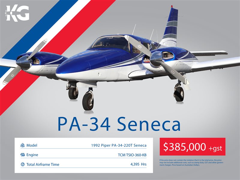 1992 Piper Seneca III Aircraft | Aircraft Listing | Plane Sales Australia