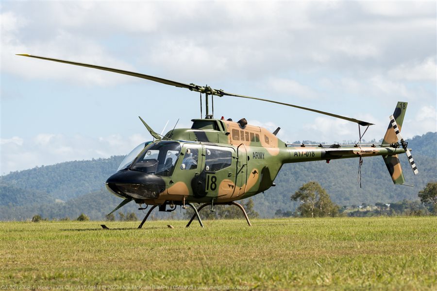 1973 Commonwealth Aircraft Corporation Bell Kiowa 206B-1 Helicopter ...