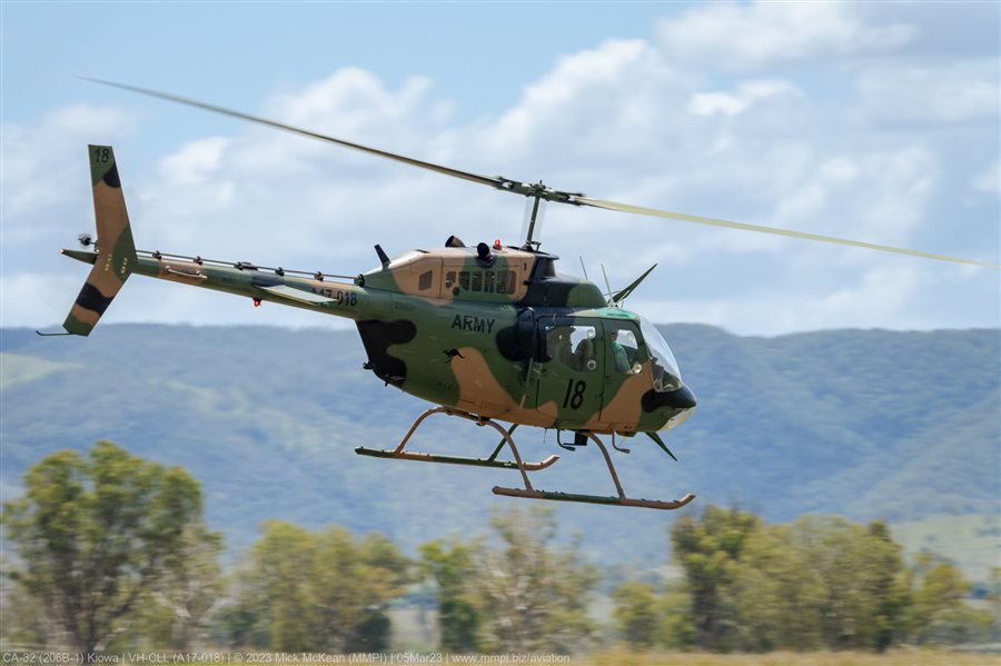 1973 Commonwealth Aircraft Corporation Bell Kiowa 206B-1 Helicopter ...