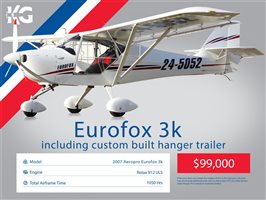 2007 Aeropro Eurofox 3K Aircraft | Aircraft Listing | Plane Sales Australia